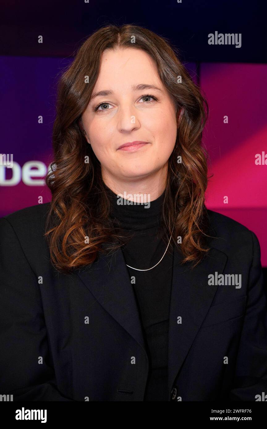 Luisa Thome in der ARD-Talkshow maischberger im Studio Berlin Adlershof ...