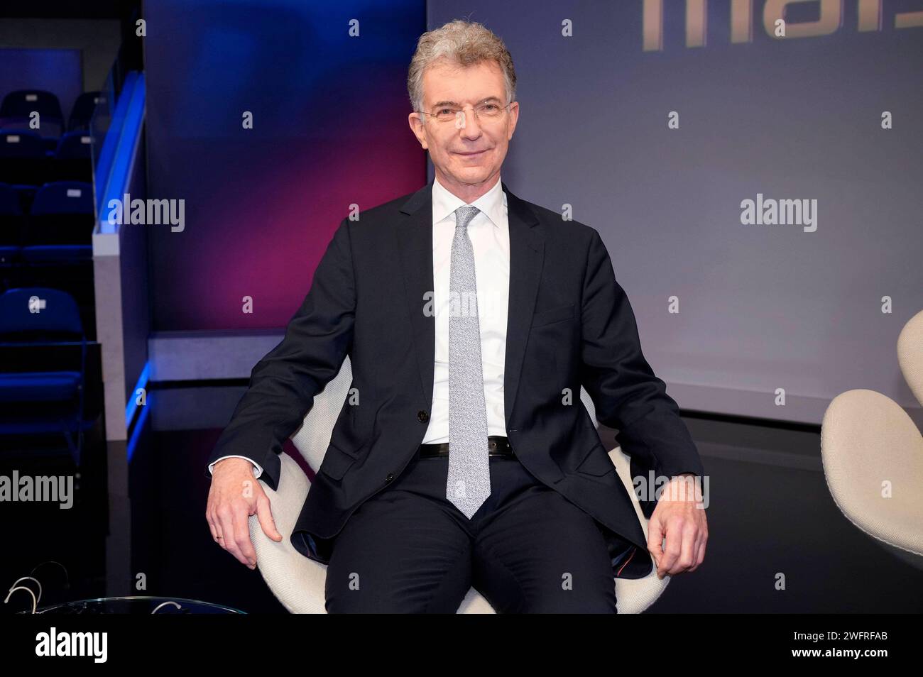 Christoph Heusgen in der ARD-Talkshow maischberger im Studio Berlin ...