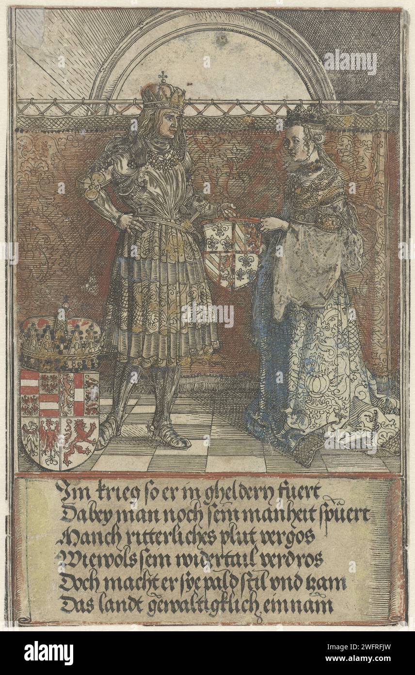 The Burgundian marriage: Maximilian marries Maria van Bourgondia ...