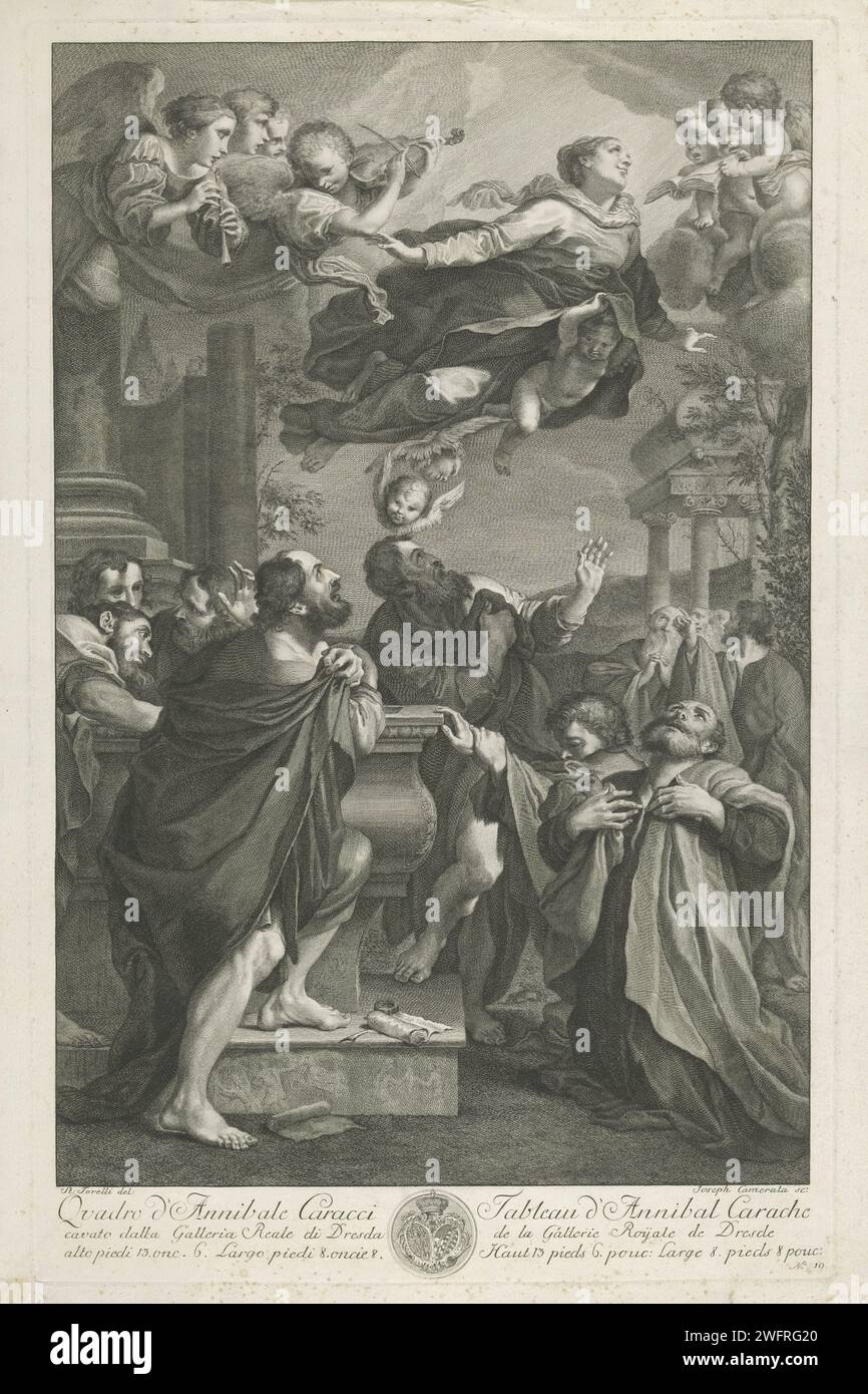Hemelvaart Van Maria, Giuseppe Camerata (II), After Stefano Torelli ...
