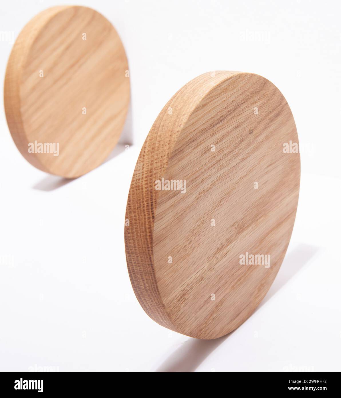 decorative wood products, round and triangular wooden shelves, handles ...