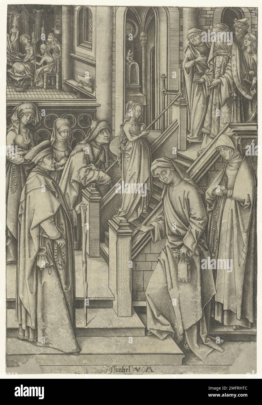 The presentation of Maria in the Temple, Israhel van Meckenem, After ...