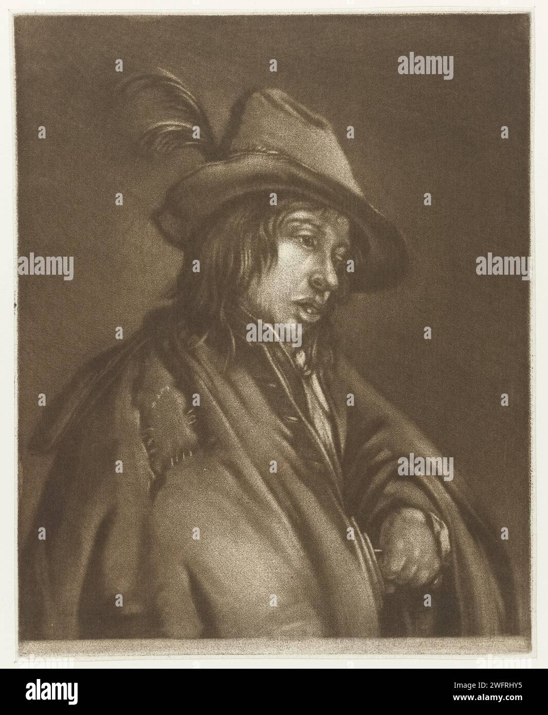 Rommelpot player, Jan Stolker, After Frans Hals, 1734 - 1785 print ...