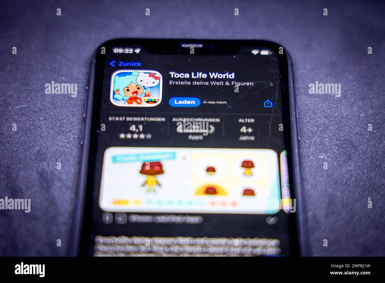 Apple App Store auf einem iPhone. Essentials, TOP 10 Apps für Kinder ...