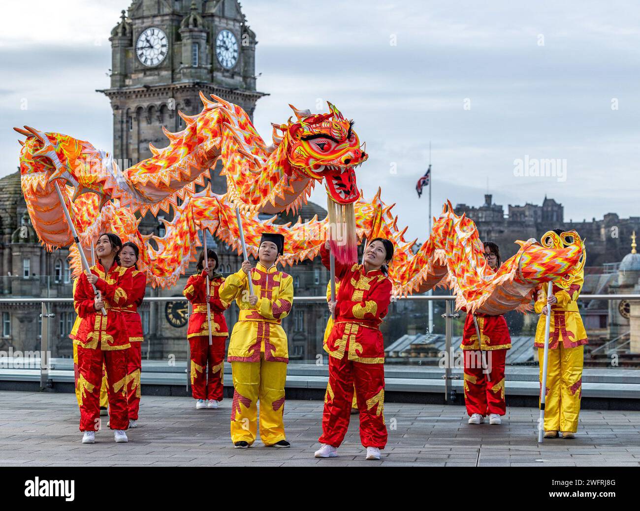 Edinburgh, United Kingdom. 01 February, 2024 Pictured: Organisers of ...