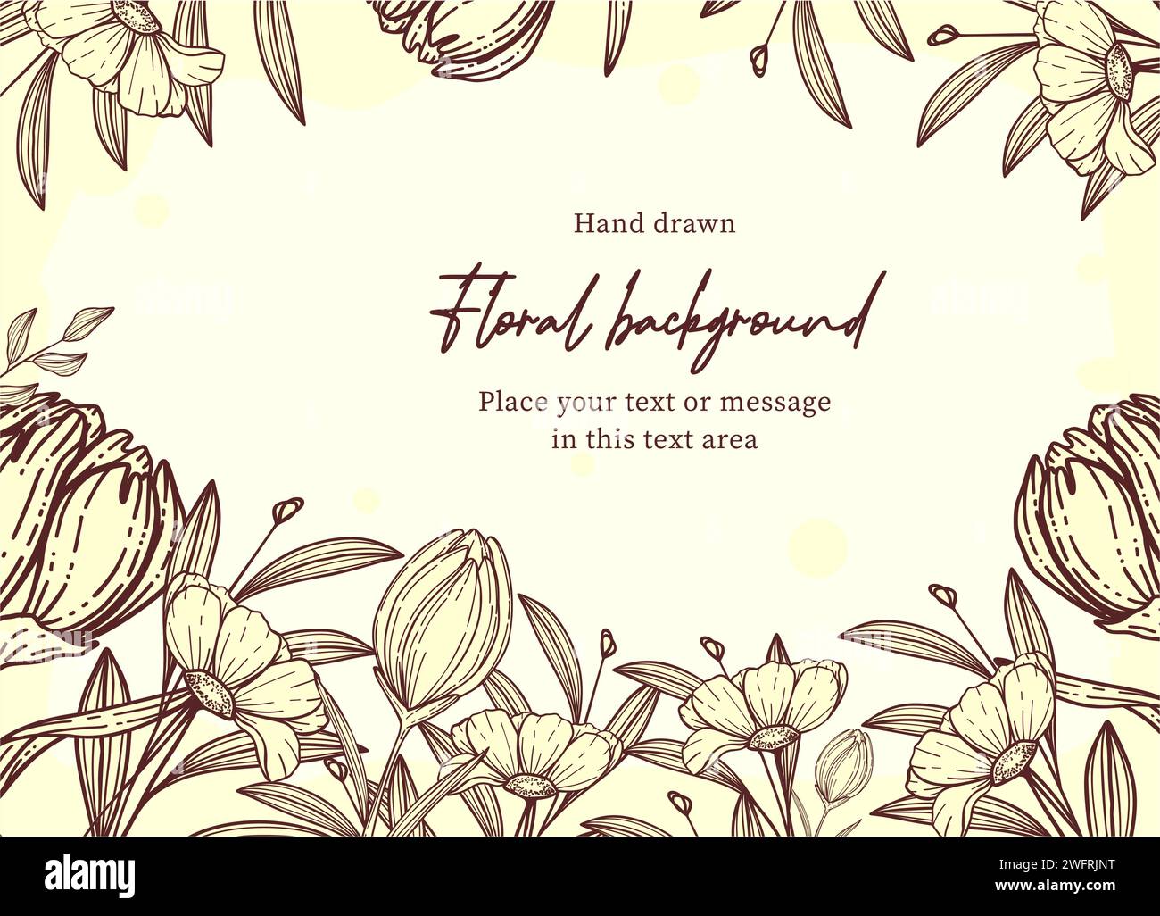 Vintage engraved illustration flower hi-res stock photography and ...