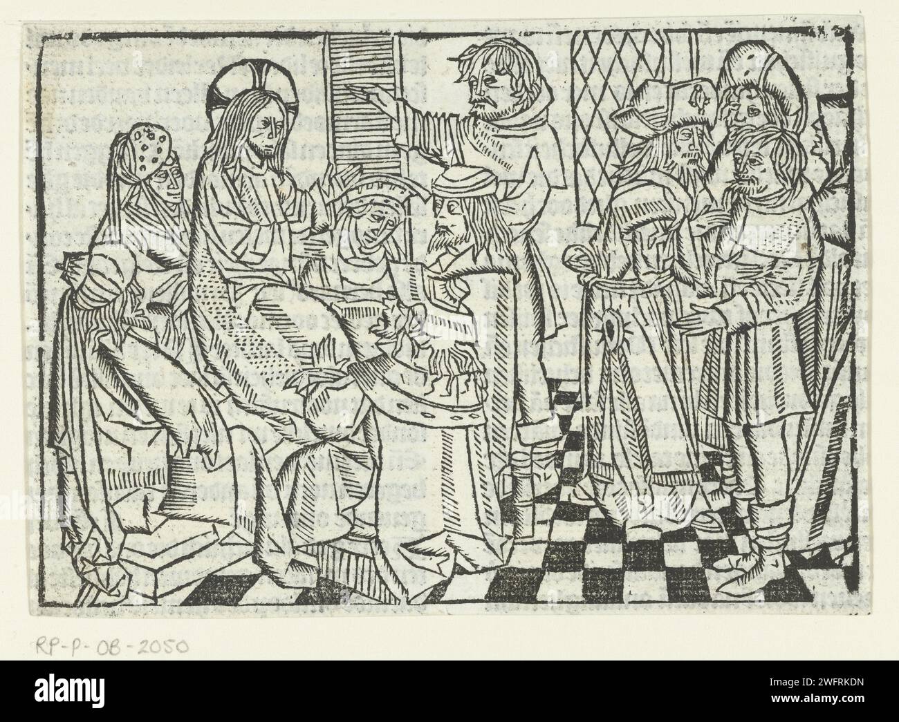 Christ heals the man with a withered hand, master of Delft (attributed ...