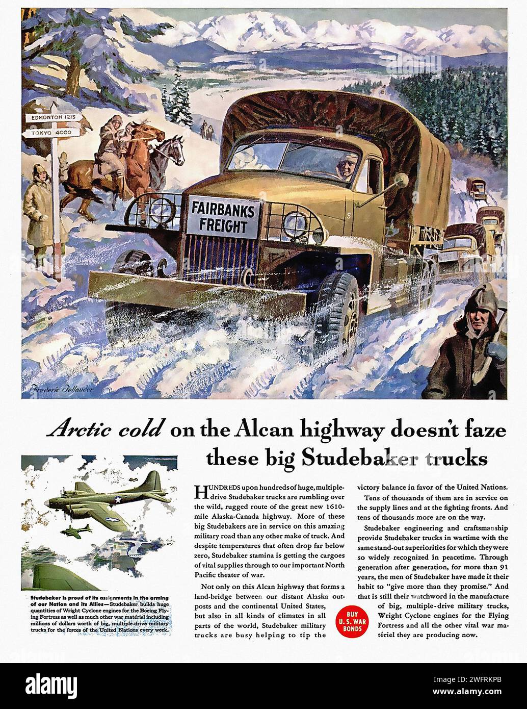 Alcan highway vintage Cut Out Stock Images & Pictures - Alamy