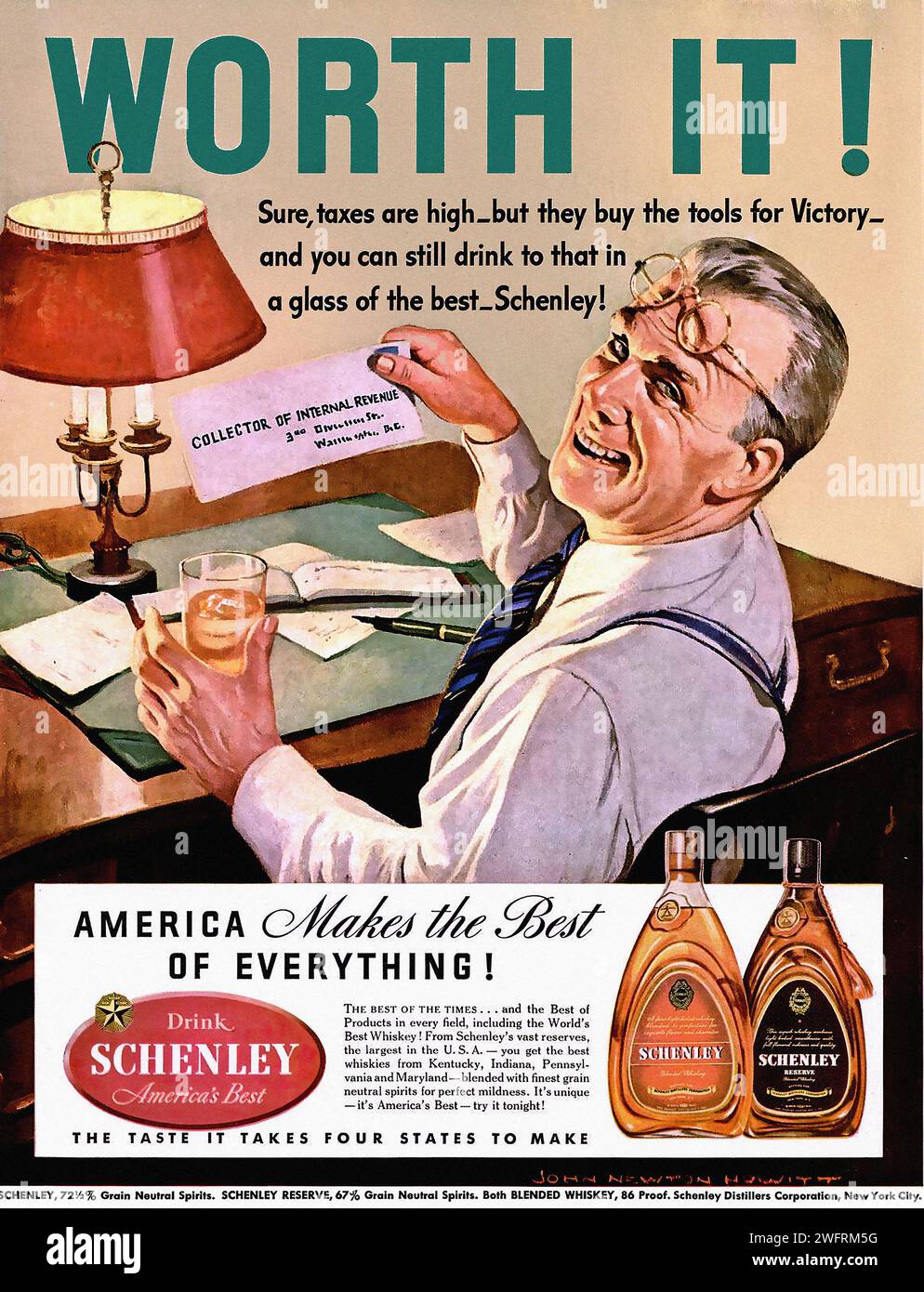 “WORTH IT! SURE, TAXES ARE HIGH - BUT THEY BUY VICTORY - AND YOU CAN ...