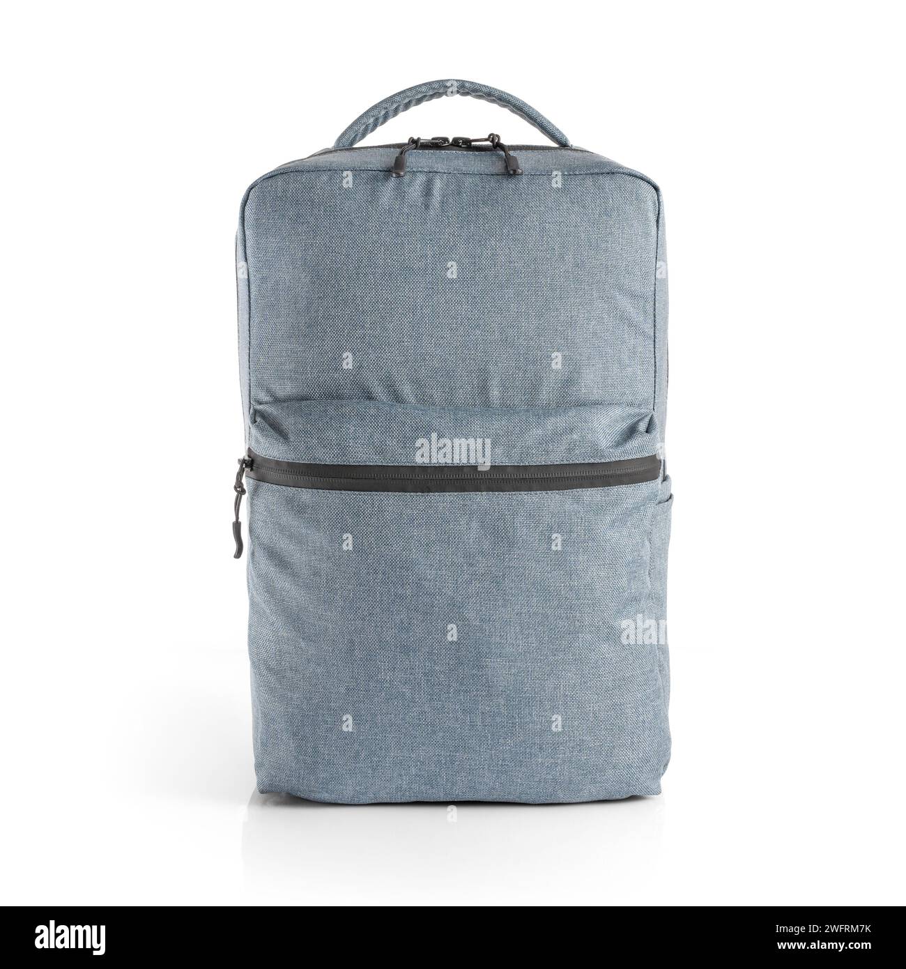 Blue backpack for everyday use with different pockets and laptop ...