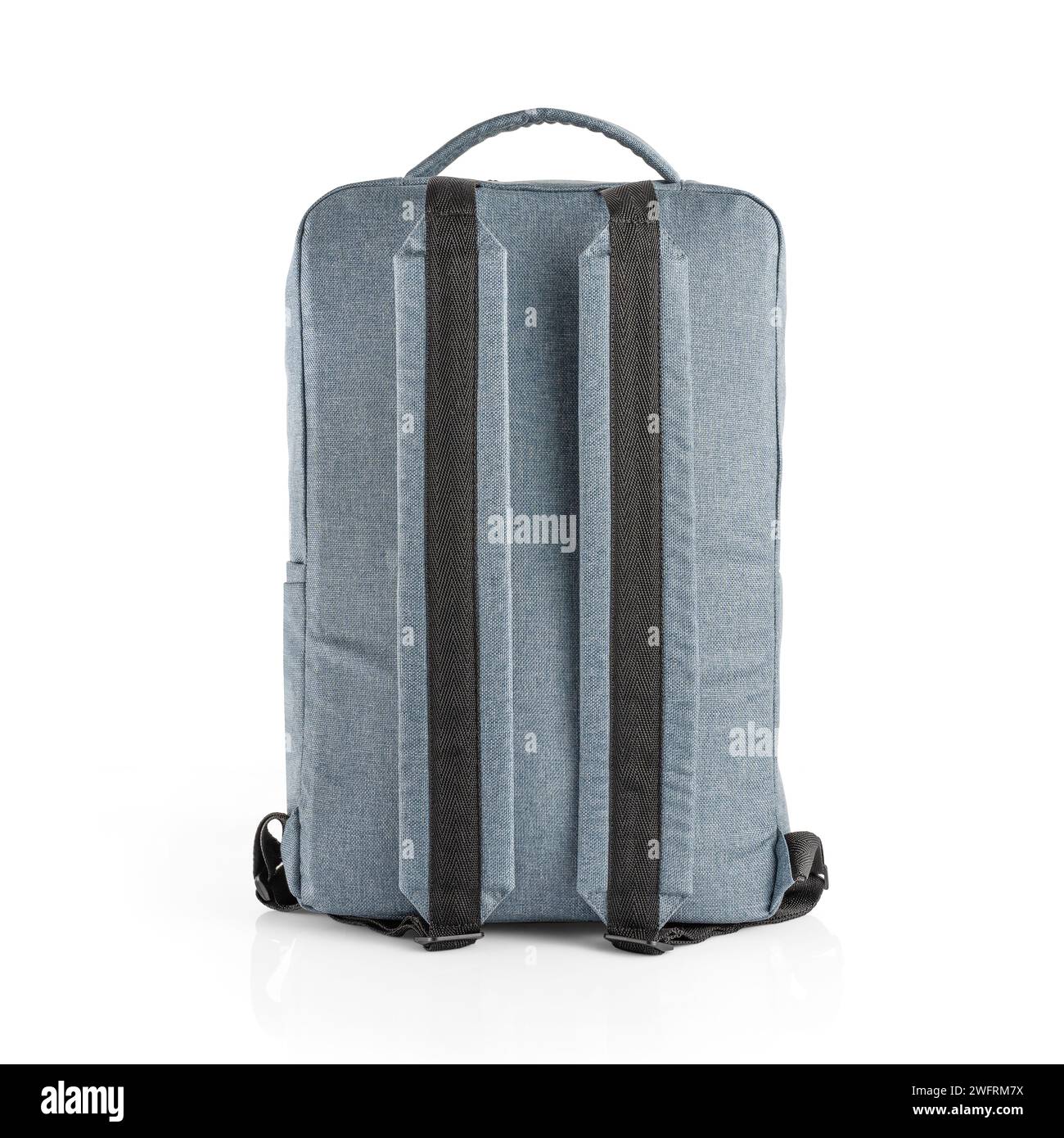 Blue backpack for everyday use with different pockets and laptop ...