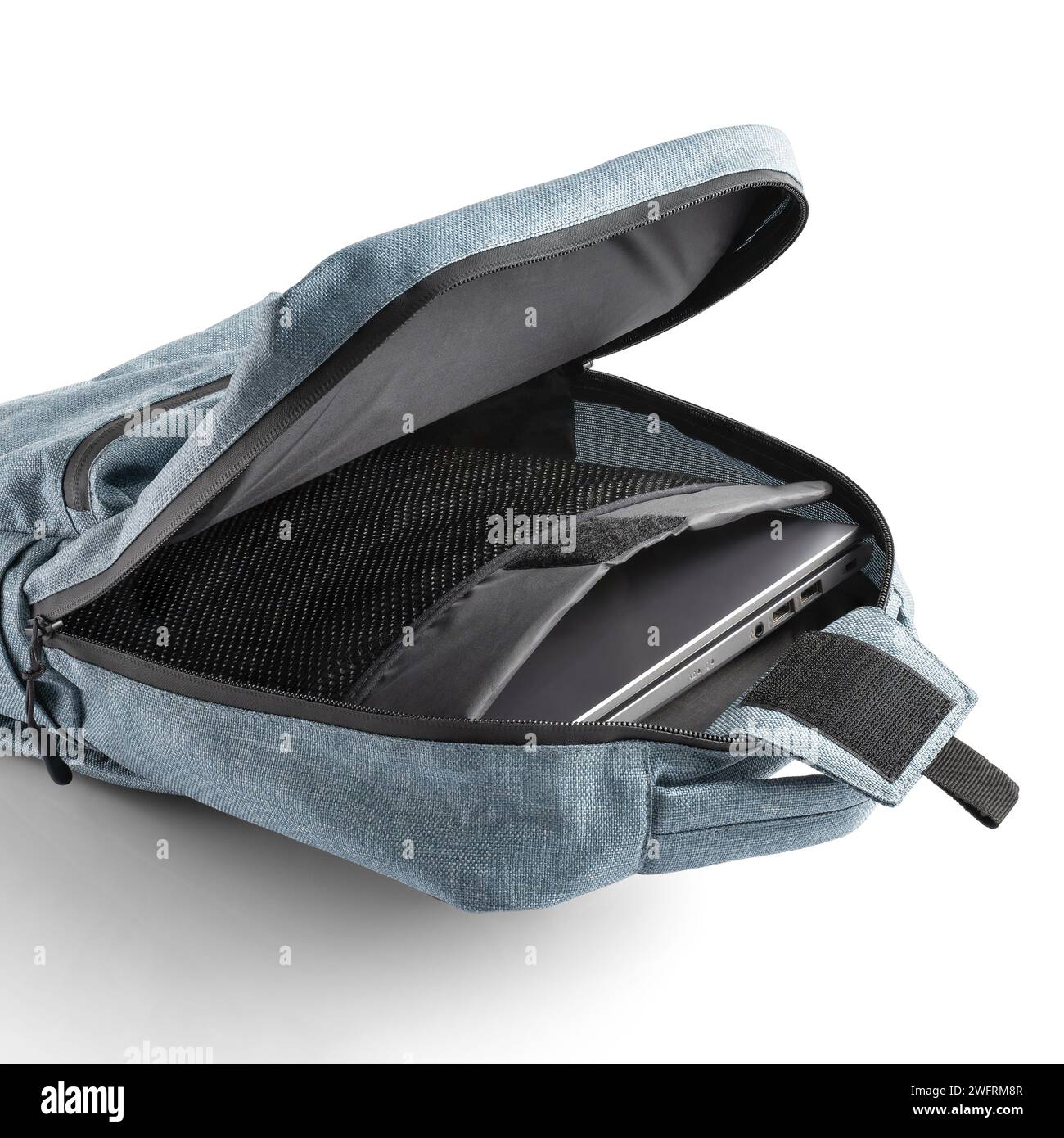 Laptop compartment inside blue hi-res stock photography and images - Alamy