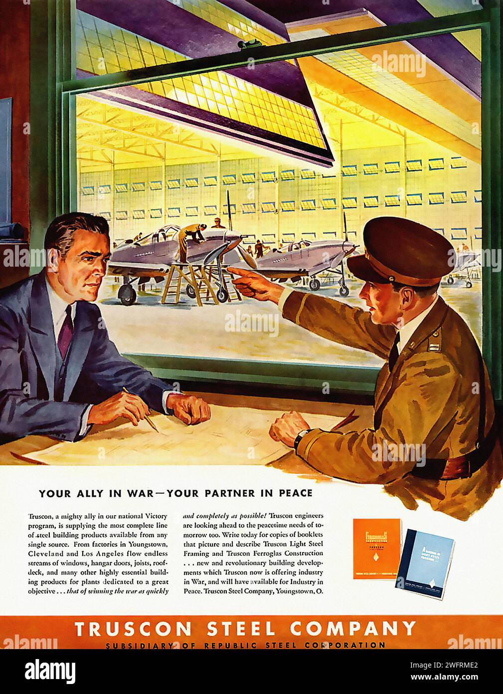 “Your ally in war - Your partner in peace” This is a vintage ...