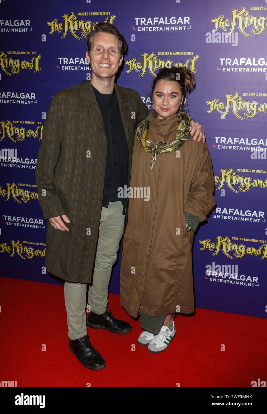 London, UK. 31st Jan, 2024. Chris Harper and Megan Cusack attends the ...