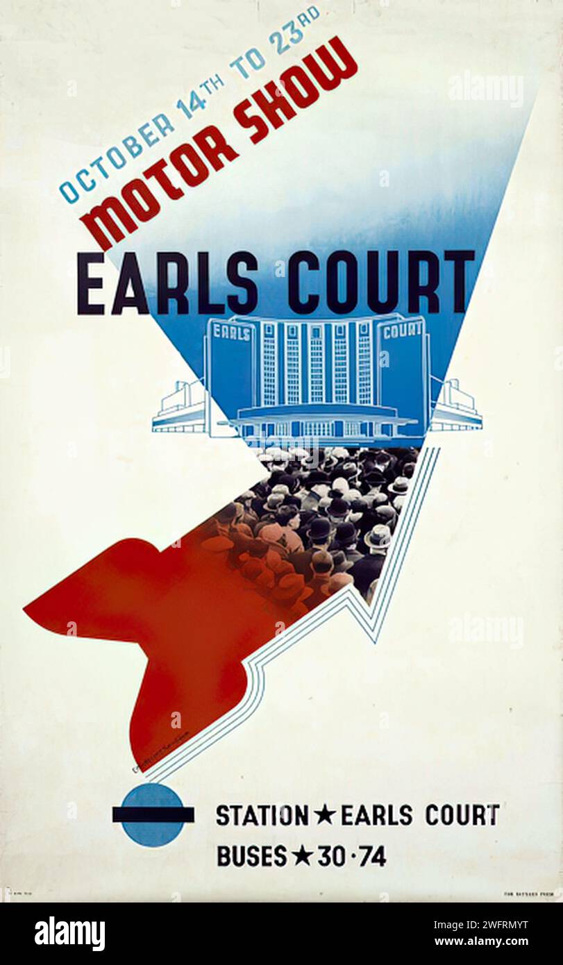 Earls court exhibition poster hi-res stock photography and images - Alamy
