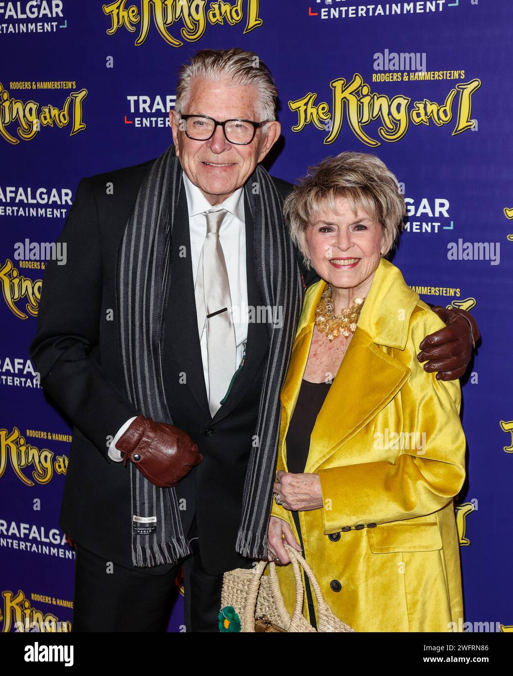 London, UK. 31st Jan, 2024. Stephen Way and Gloria Hunniford attend the ...