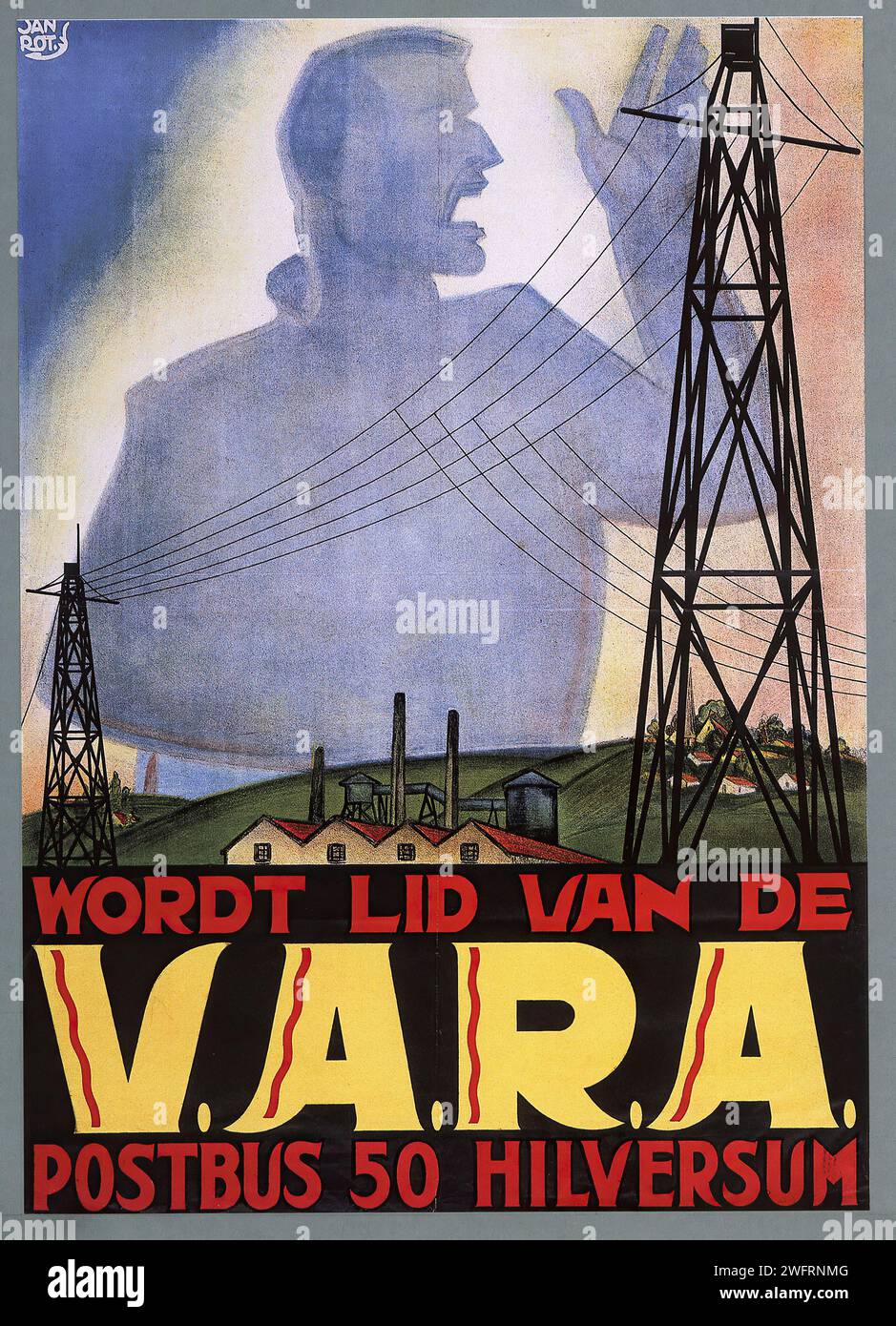 "WORDT LID VAN DE VARA POSTBUS 50 HILVERSUM" "BECOME A MEMBER OF VARA P ...