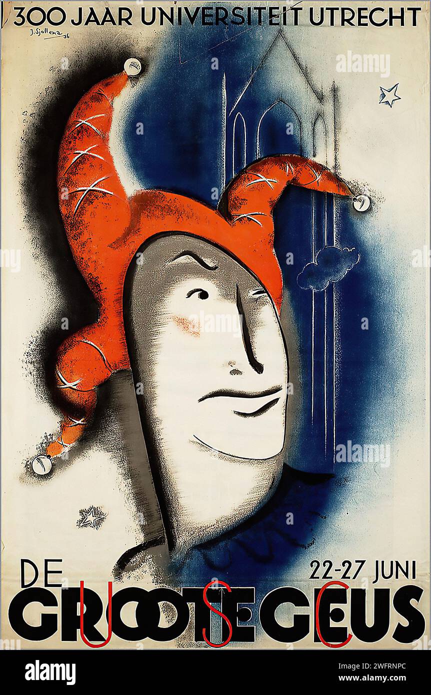"300 JAAR UNIVERSITEIT UTRECHT DE GROOTE GEUS" translates to "300 YEARS ...