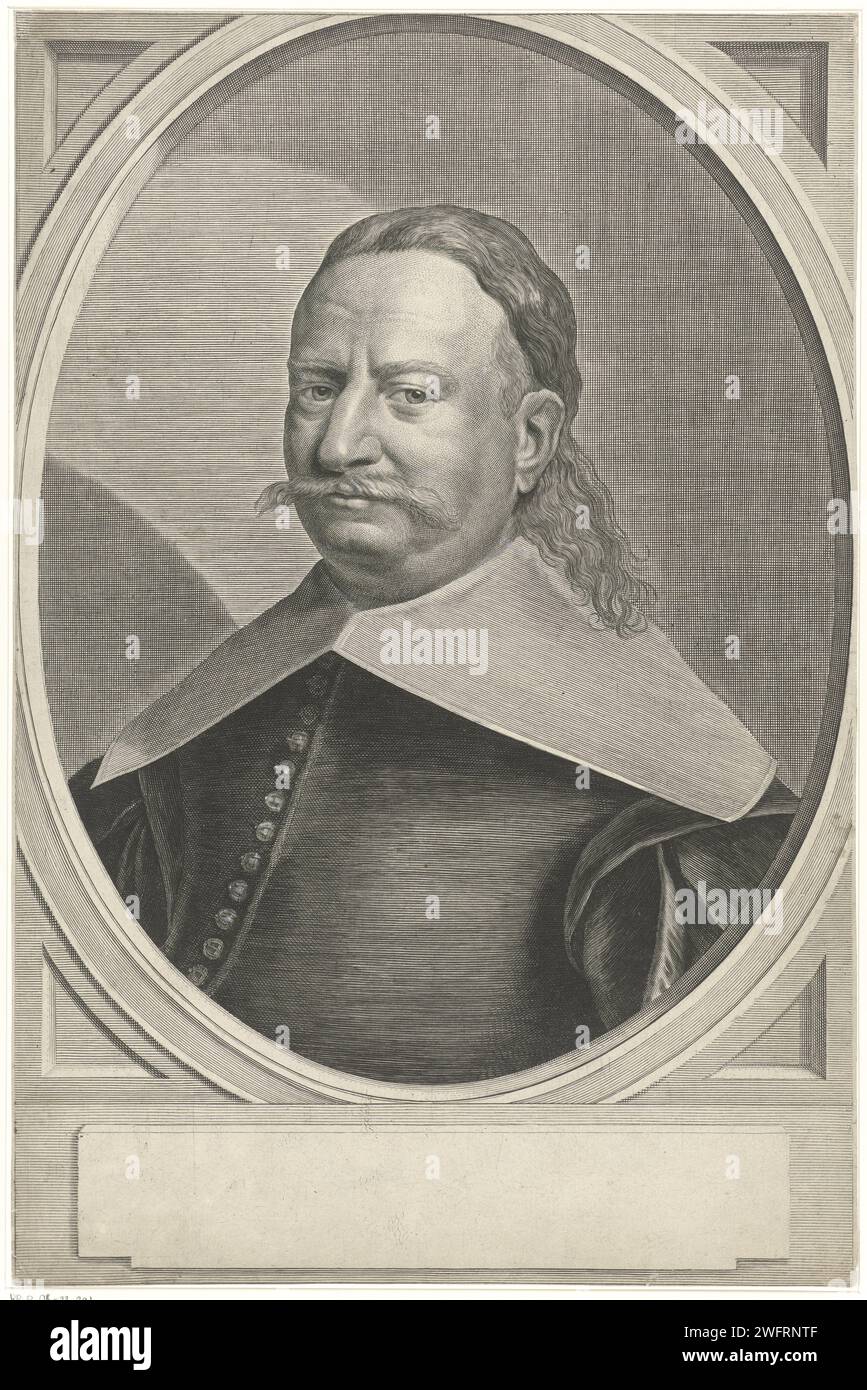 Portrait of Pieter Spiering, Theodor Matham (Possible), 1615 - 1676 ...