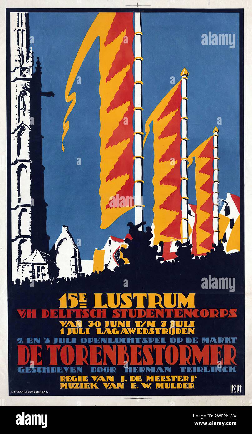 "15e LUSTUM VH DELFTSCH STUDENTENCORPS" "15TH LUSTUM OF THE DELFT ...