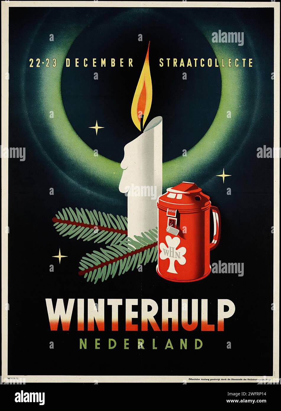 "22-23 DECEMBER STRAATCOLLECTE WINTERHULP NEDERLAND" [22-23 DECEMBER ...