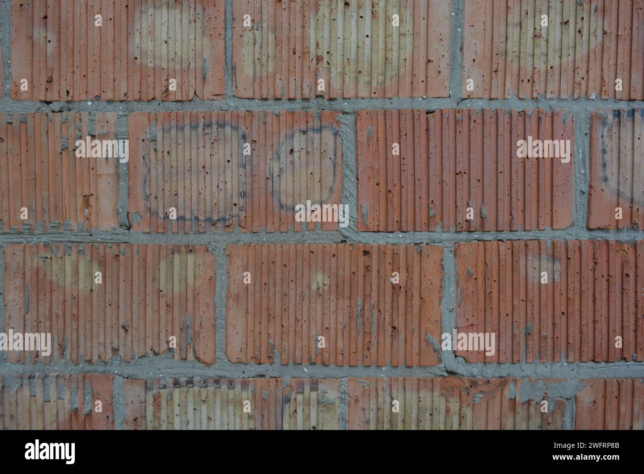 Building red embossed brick, building brick wall, structural background ...
