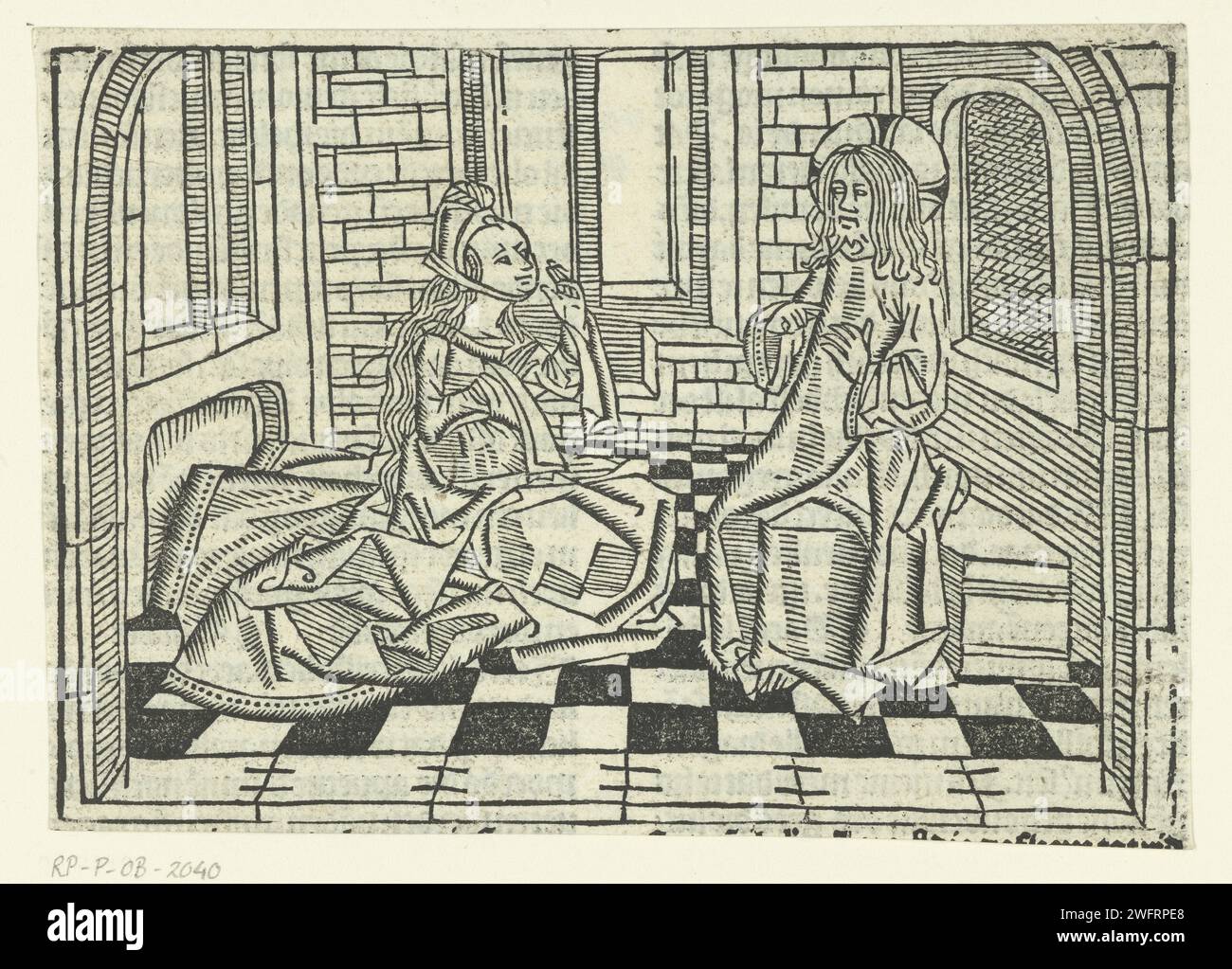 Christus met Maria Magdalena, Master of Delft (attributed to), 1503 ...