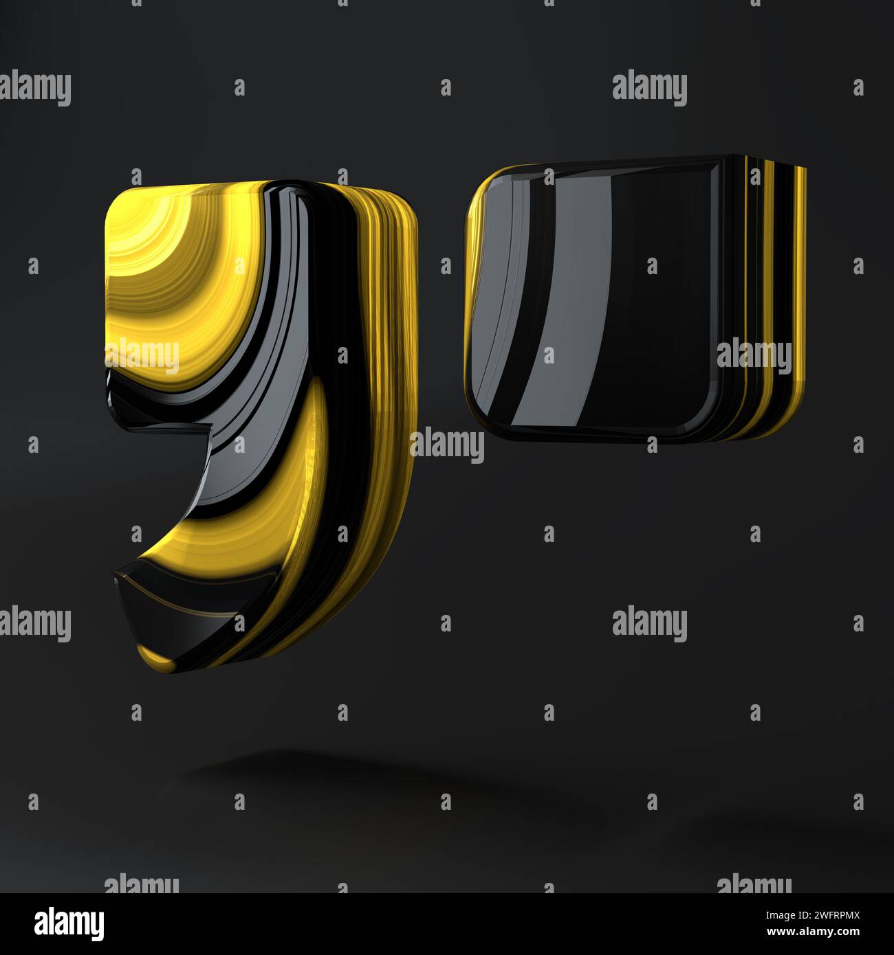 Luxury style golden equal, dot, comma symbols icon. graphic design, ui ...