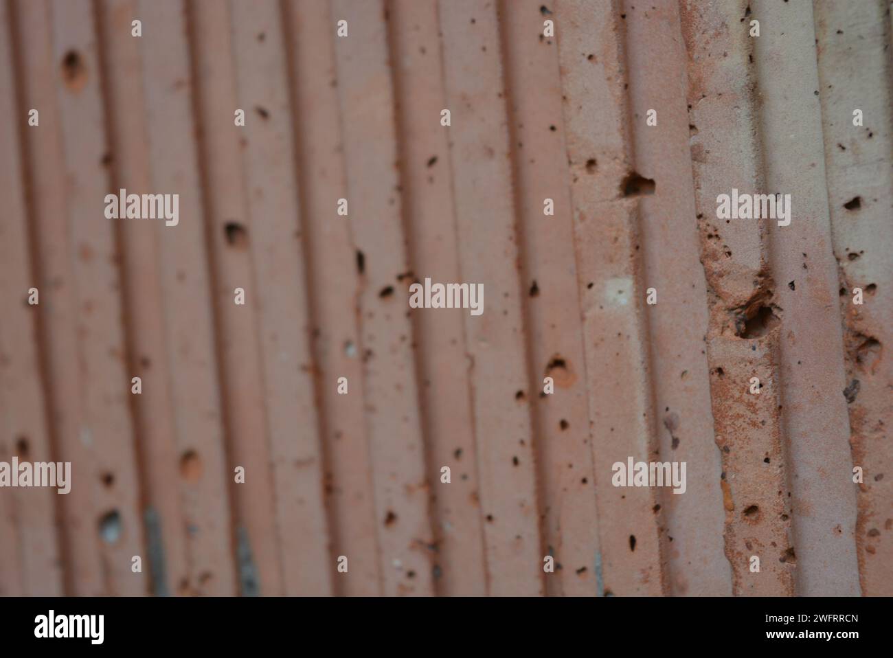 Building red embossed brick, building brick wall, structural background ...