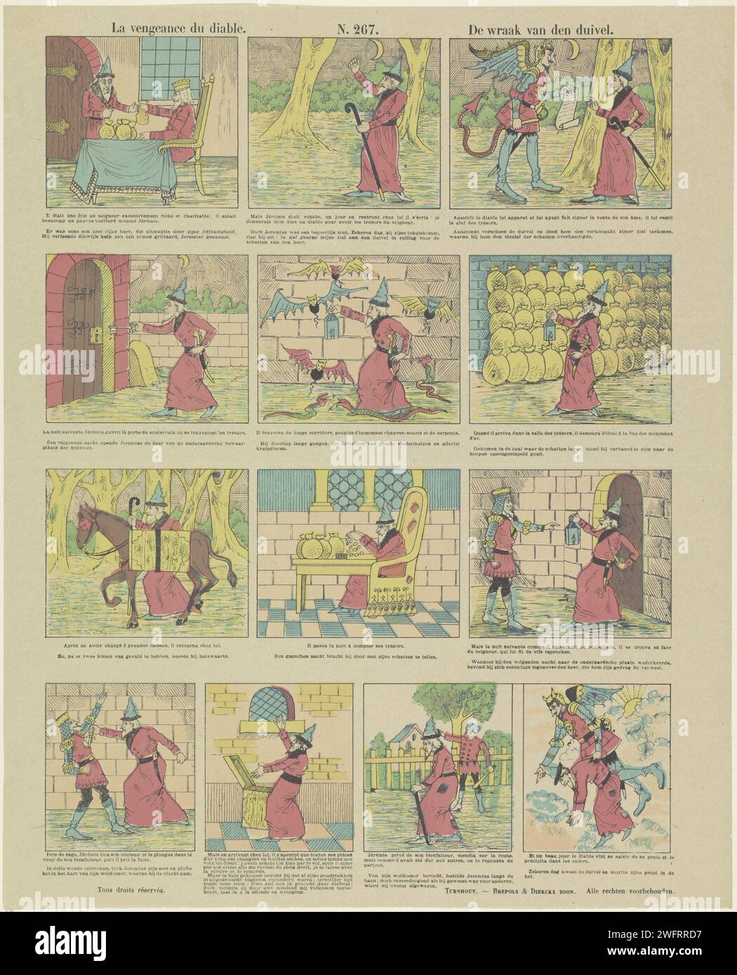 La Vengeance du Diable / De Revenge of the Devil, 1833 - 1911 print ...