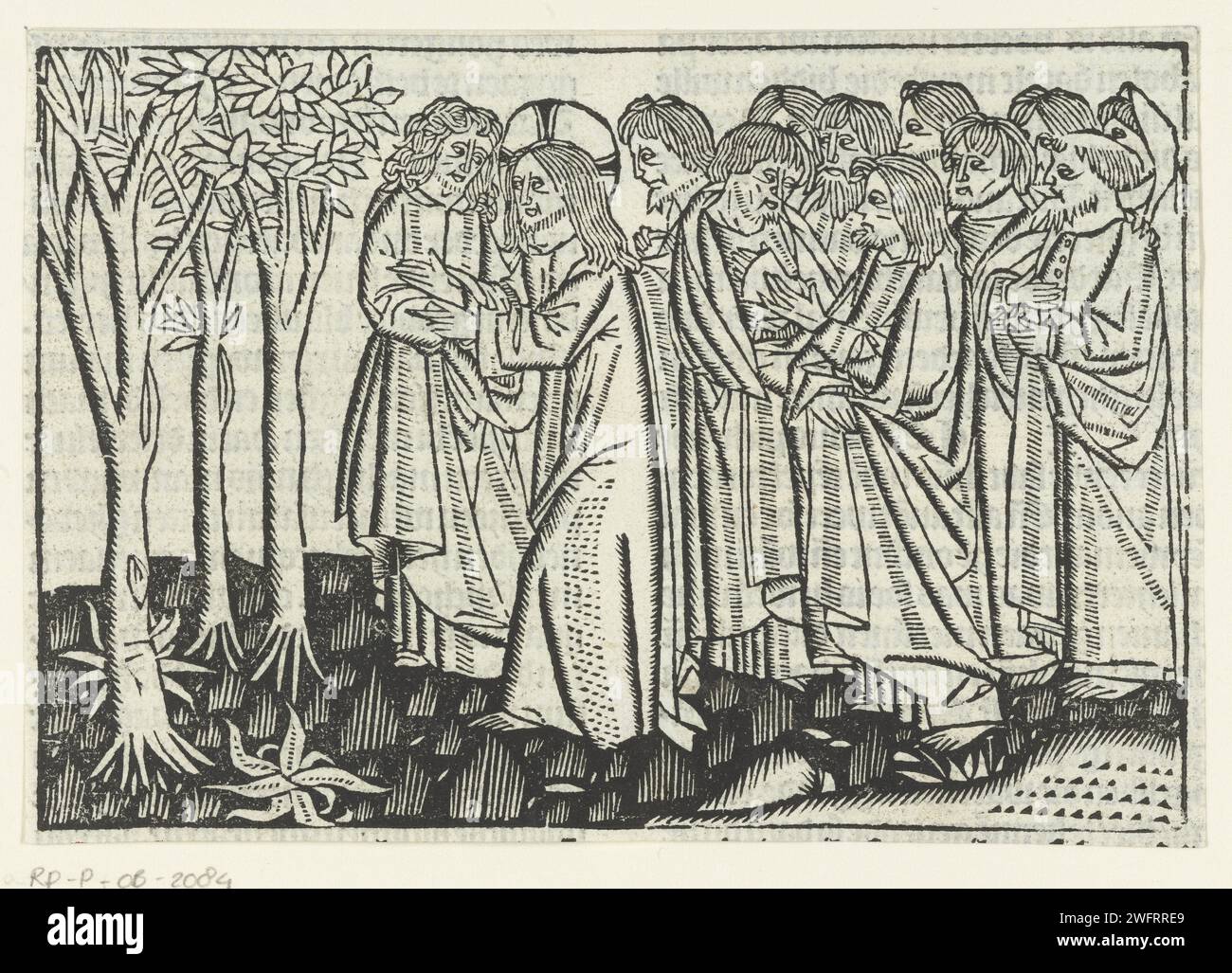 Christ curses the fig tree, Master of Delft (attributed to), 1503 print ...