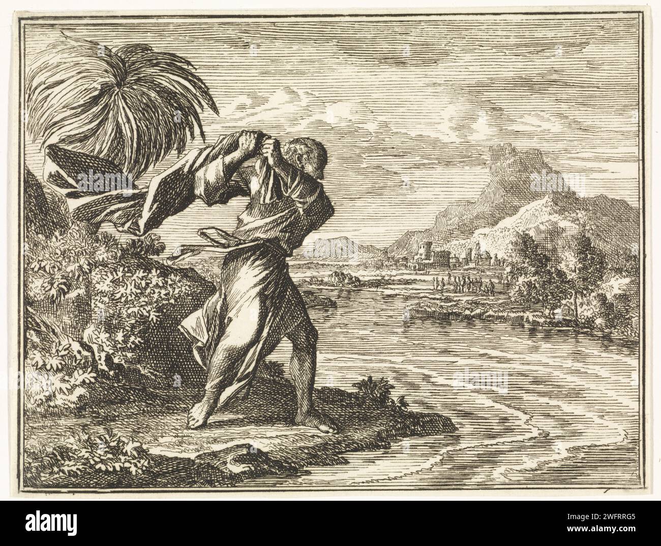 Elisa hits the water of the Jordaan with the mantle of Elijah, Jan ...