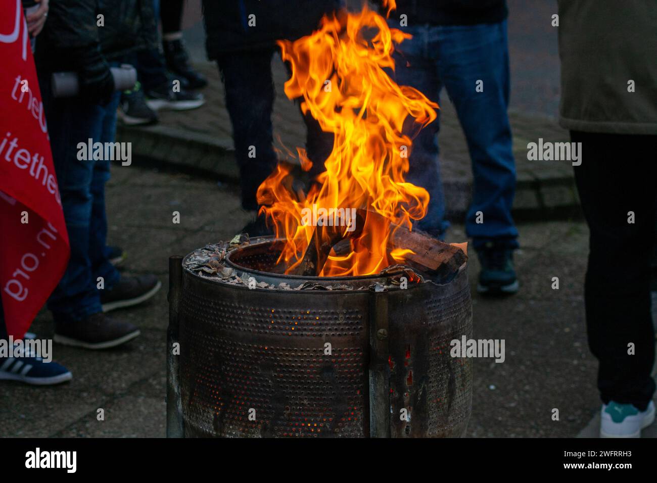 Belfast, United Kingdom, 01 02 2024, Translink workers across Northern ...