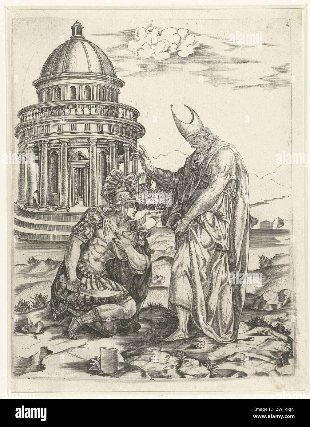 Alexander the Great and High Priest of Ammon for Tempietto van Bramante ...