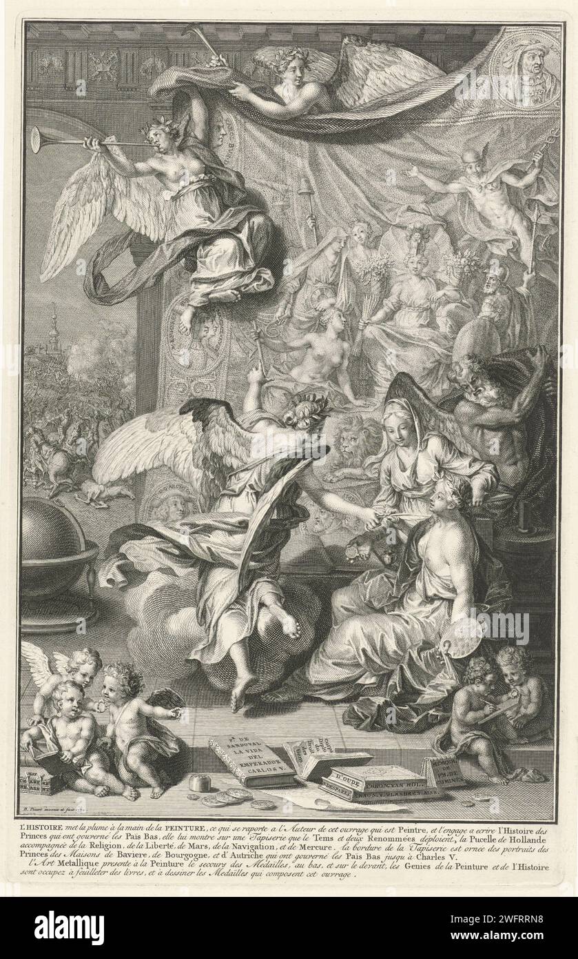 History gives painting a writing spring to record the histories of the ...