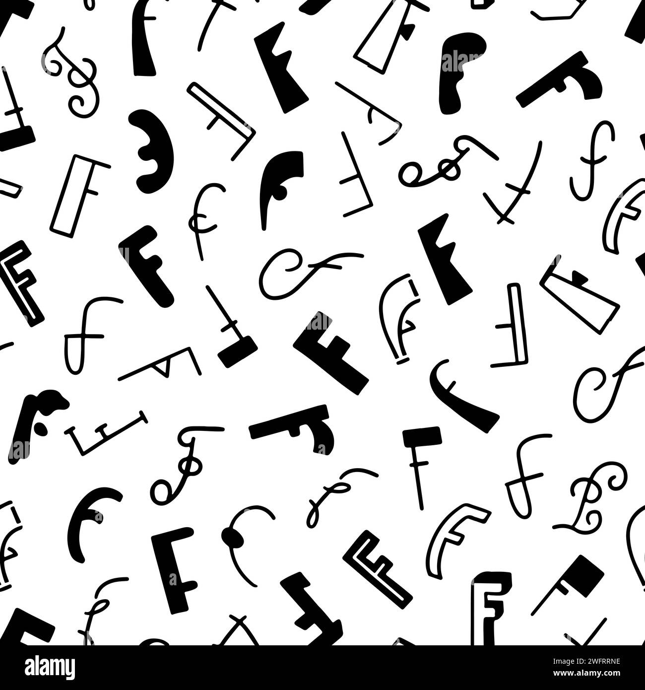 Different styles f alphabet hi-res stock photography and images - Alamy