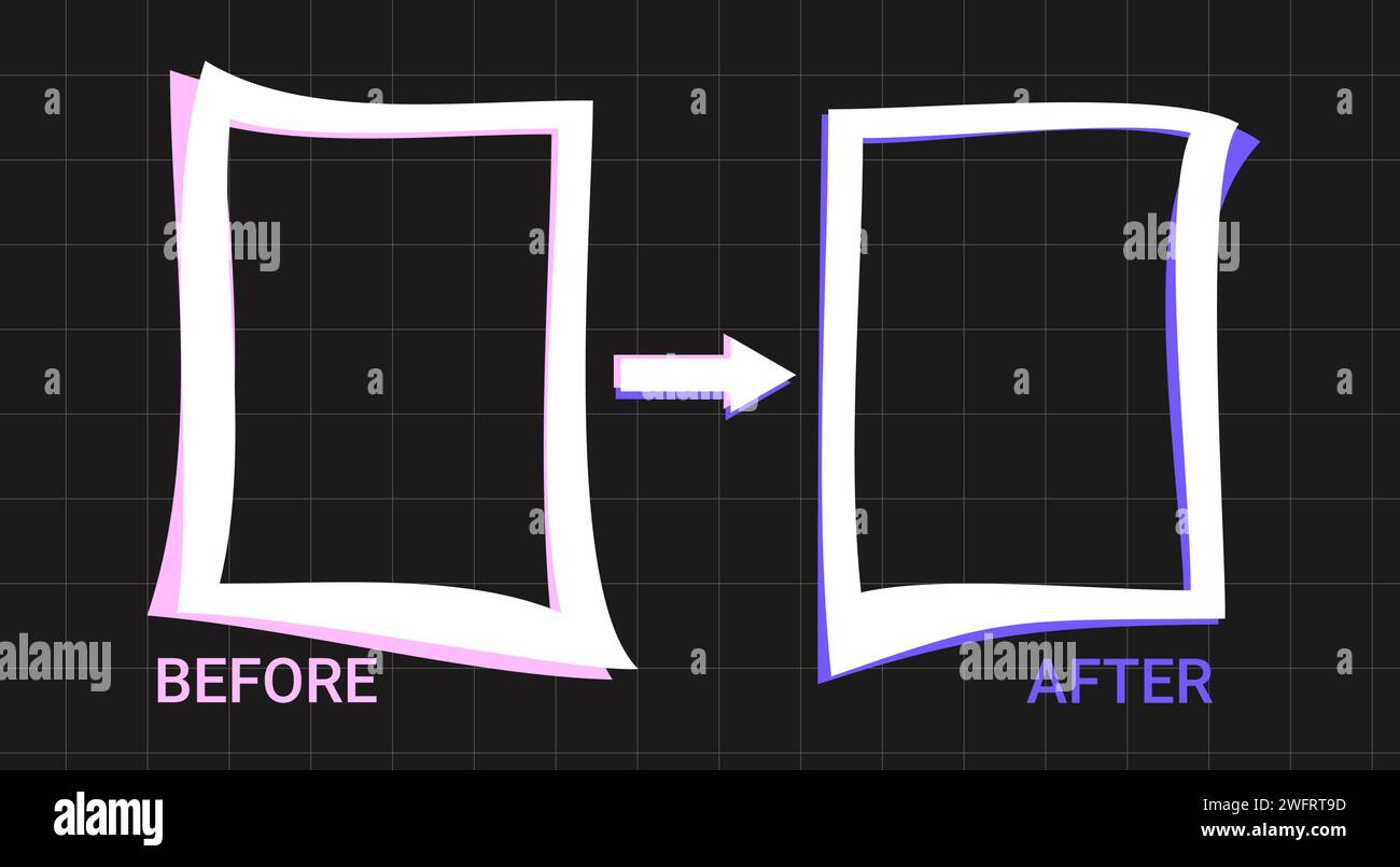 Before and After dark template. background for graphic design ...