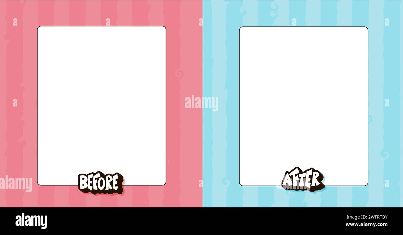 Before and After template. background for graphic design. Comparison ...