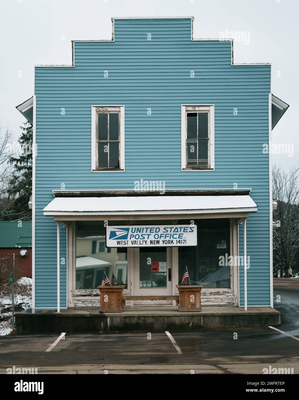 Post Office in West Valley, New York Stock Photo - Alamy