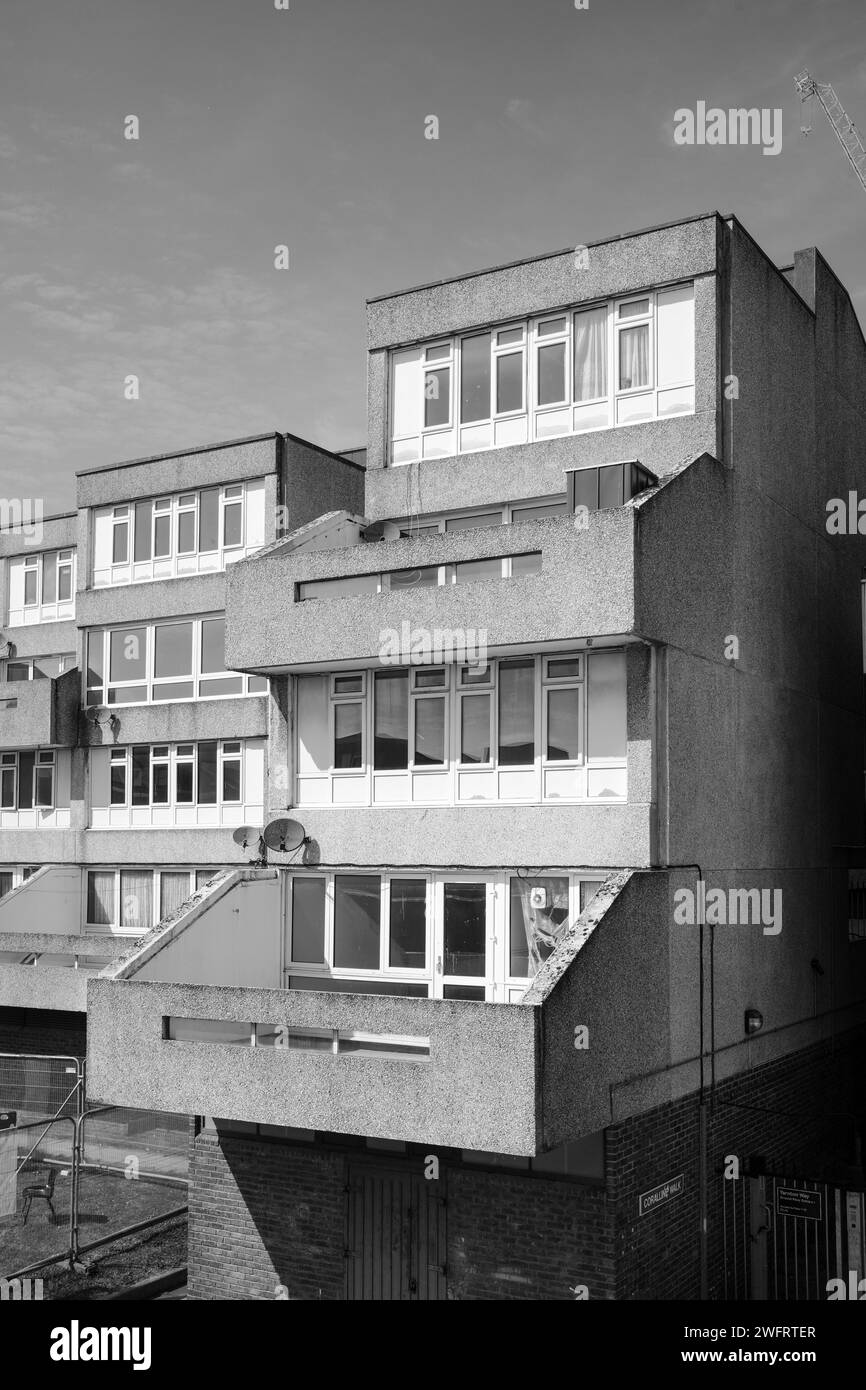 The Thamesmead estate in South East London SE currently undergoing ...