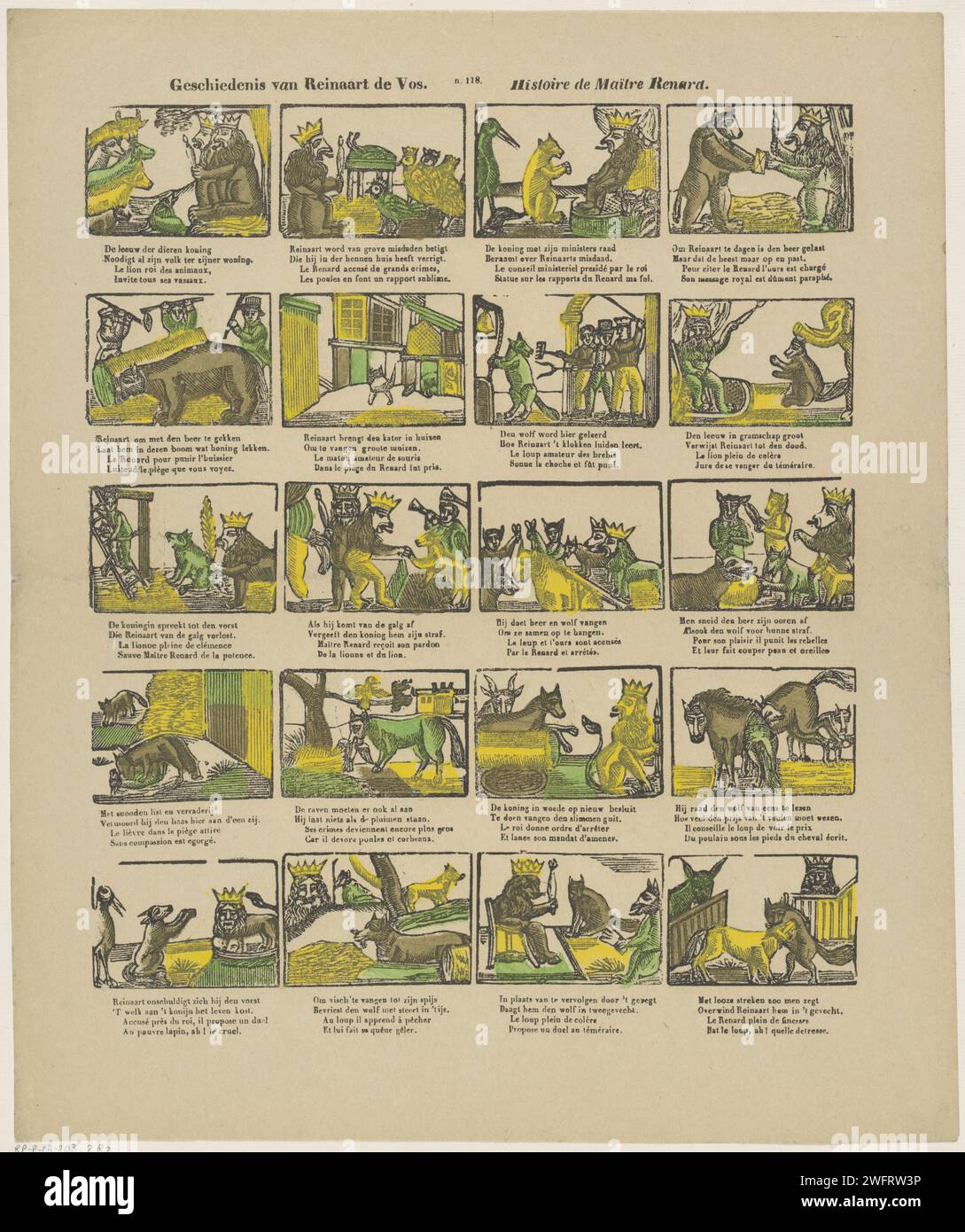 History of Reinaert de Vos / Histoire de Mâitre Renard, 1856 - 1900 ...