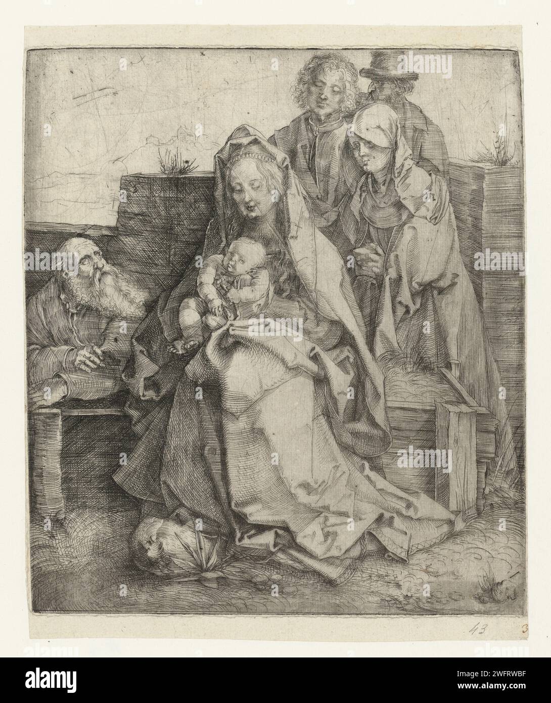 The Holy Family with Johannes de Evangelist, Maria Magdalena and ...