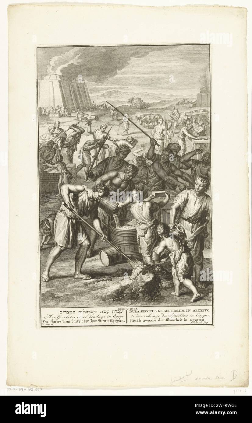 Israelites working egypt pharaoh hi-res stock photography and images ...