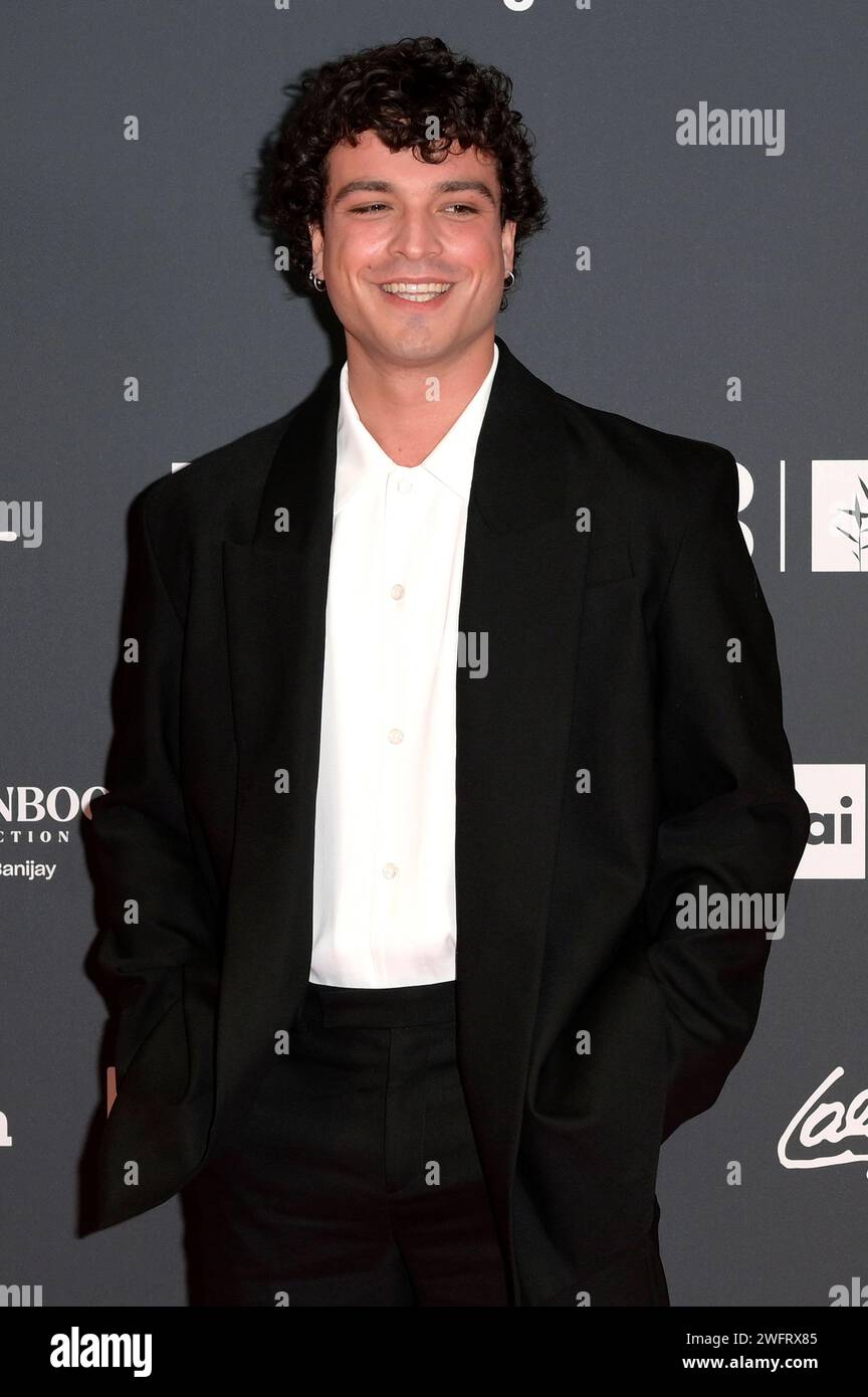Leo Gassmann bei der Premiere das Rai TV-Films Califano im Space Cinema ...
