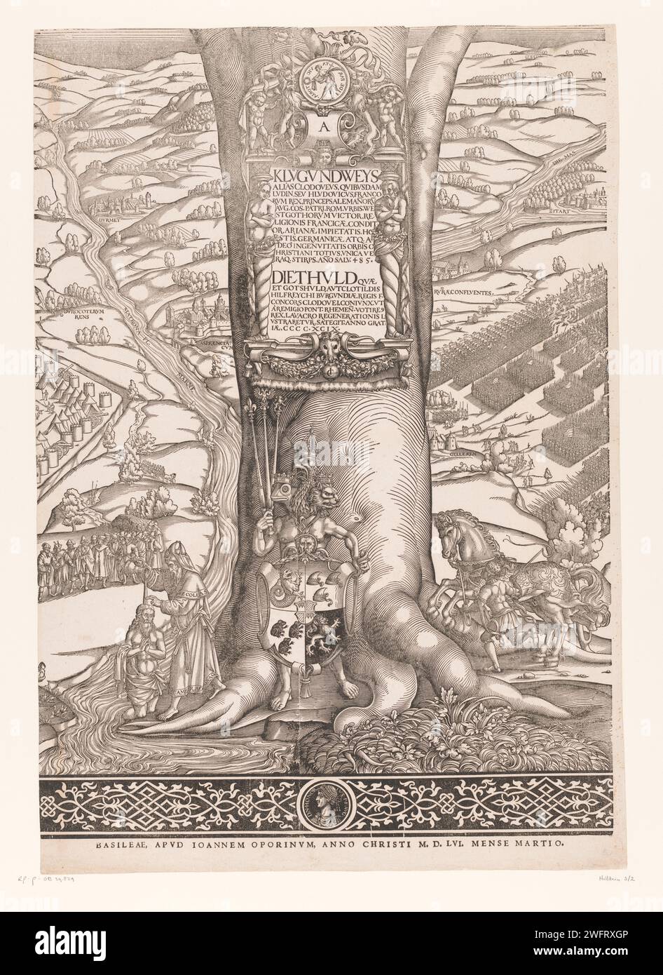 Family tree of Frederik and Ottheinrich van Palts -Neuburg (plate 2 ...