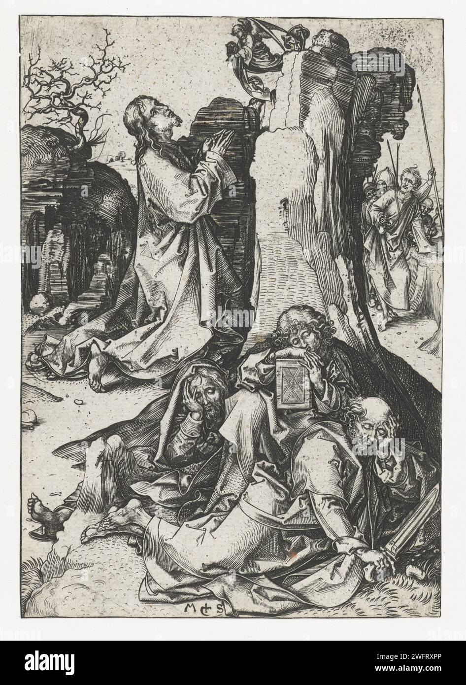 Foreground three sleeping disciples hi-res stock photography and images ...