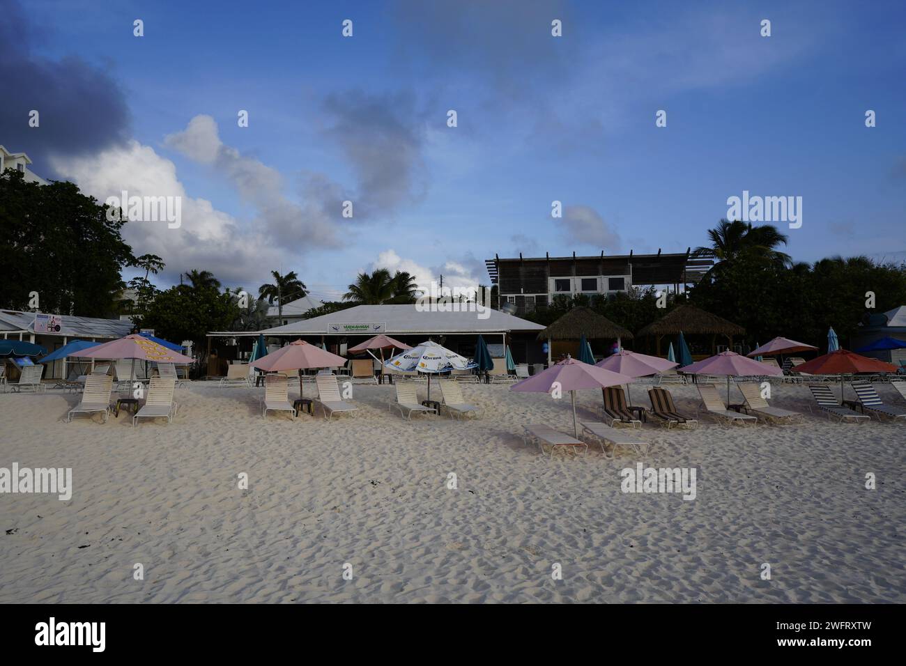 An areal view in the Shoal Bay East in Anguilla Stock Photo - Alamy