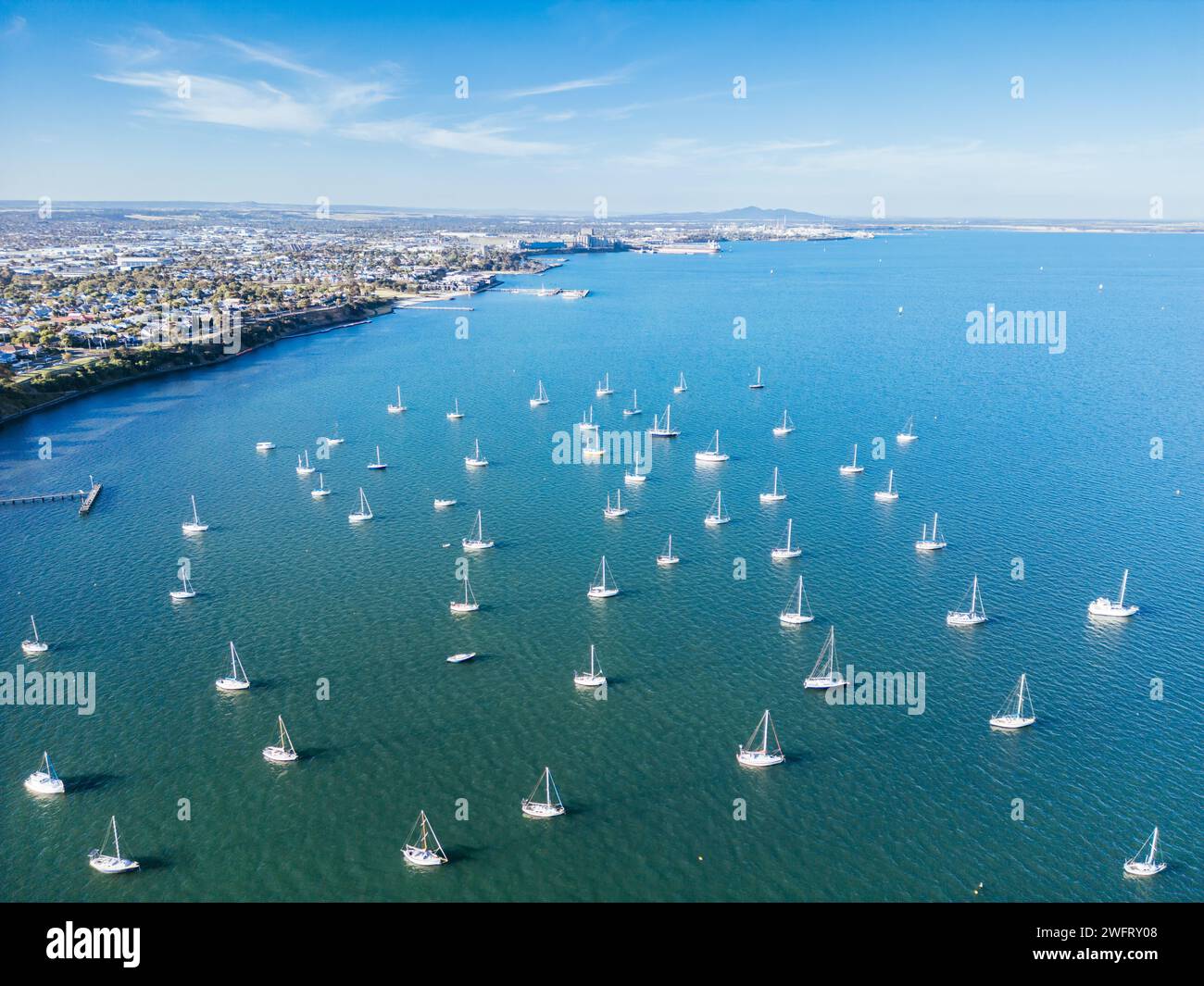 Geelong aerial hi-res stock photography and images - Alamy