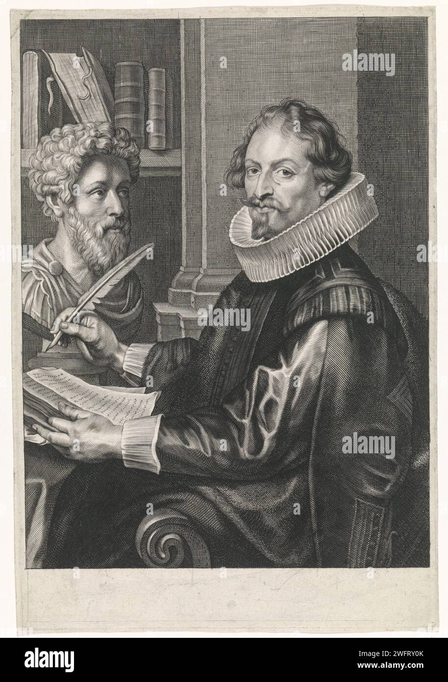 Portrated Van Jan -Gaspar Gevartius, Paulus Pontius, After Peter Paul ...