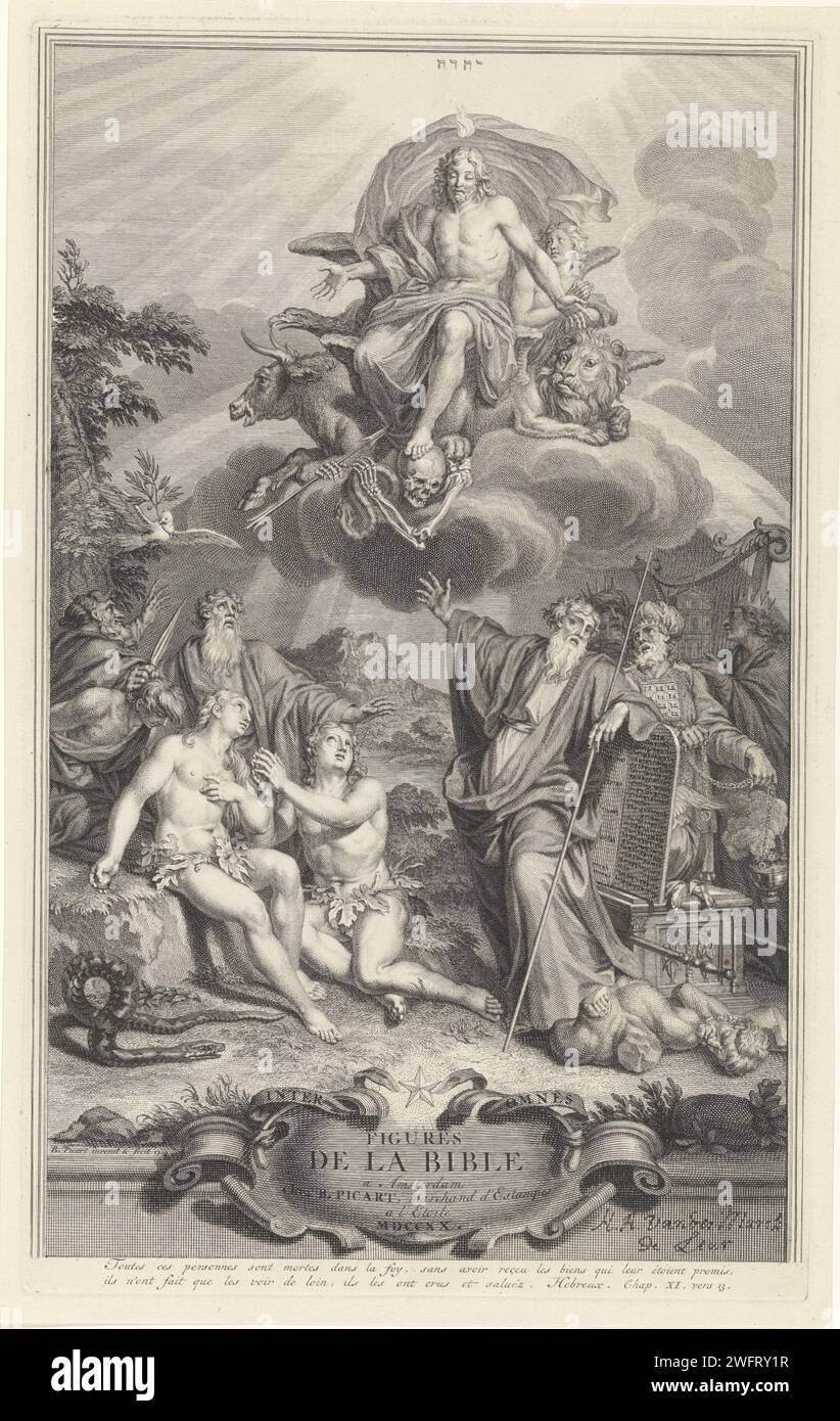 Allegorical representation with figures from the Old Testament, Bernard ...